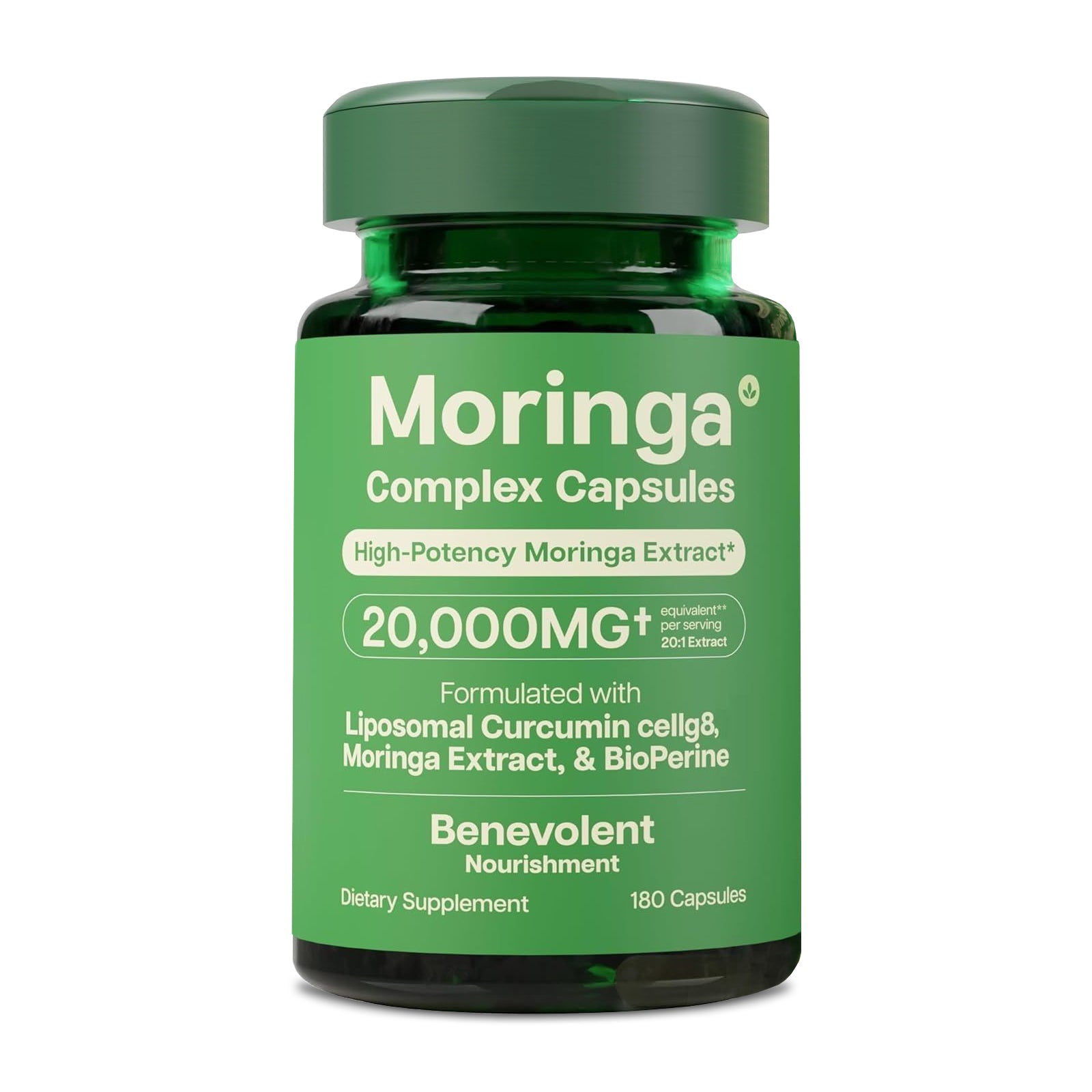 Moringa Complex (180 Veggie Caps) - Benevolent Nourishment