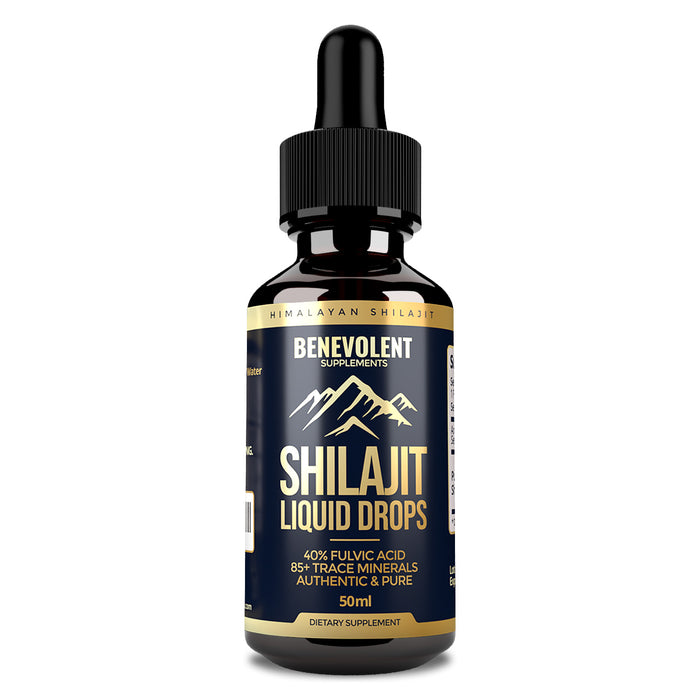 Liquid Himalayan Shilajit Drops (50 ml) - Benevolent Nourishment