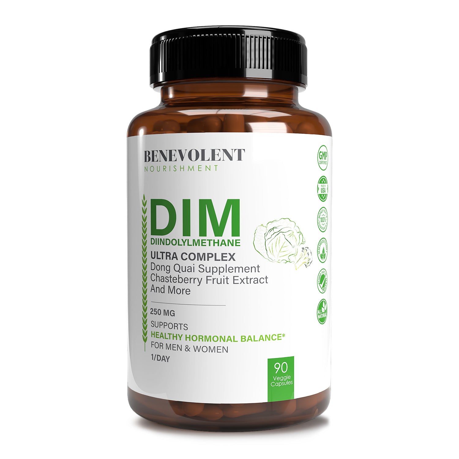 DIM Ultra Complex 250 mg (90 servings) - Benevolent Nourishment