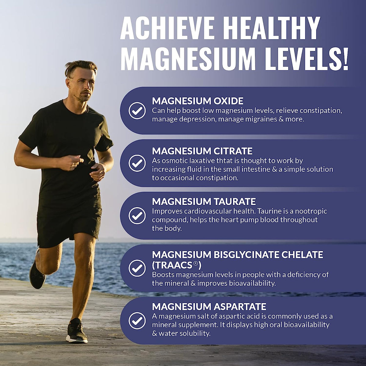 Magnesium Complex 500 mg (120 servings) - Benevolent Nourishment