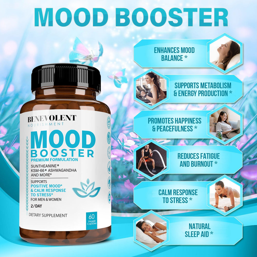 Mood Booster Supplement (30 servings) - Benevolent Nourishment
