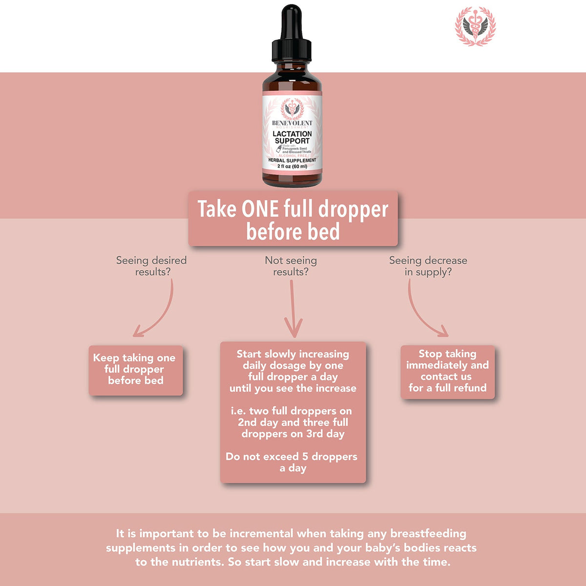 Lactation Support Liquid Drops (60 servings) - Benevolent Nourishment